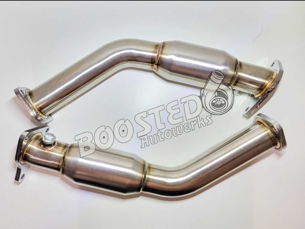 B6a Vr30ddtt Resonated Lower Down Pipes Q50 Q60 2023 Z Boosted 6
